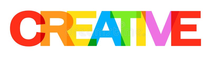 Creative Word Banner Multicolor, Vector Illustration Stock Vector ...