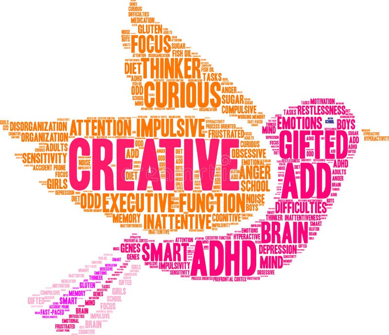 Creative Word Cloud stock vector. Illustration of disorganization ...
