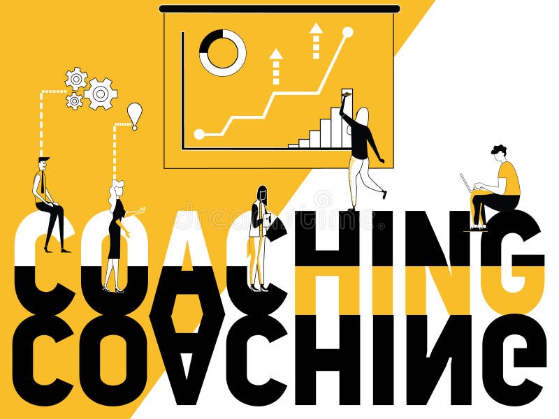 Coaching People Blueprint stock vector. Illustration of equality - 97032891