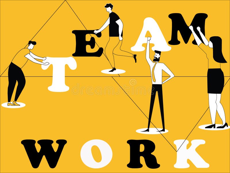 Doing Things Together Work Stock Illustrations – 12 Doing Things ...