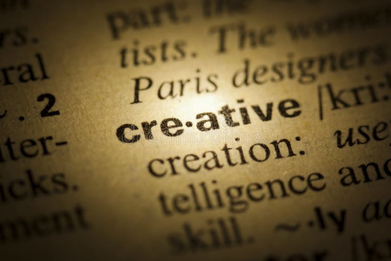 Creative - Dictionary Series Stock Image - Image of education, paper ...