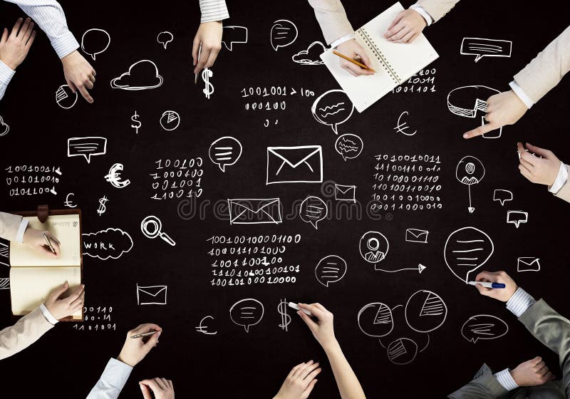 Creative Work of Business Team Stock Image - Image of people, profit ...