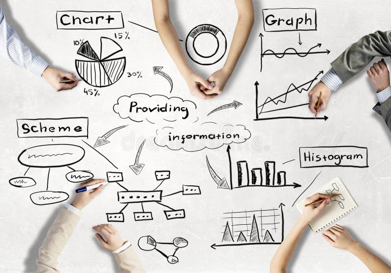 Creative Work of Business Team Stock Photo - Image of management ...