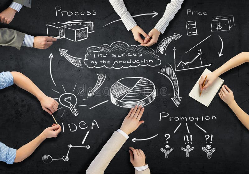 Creative Work of Business Team Stock Photo - Image of success, people ...