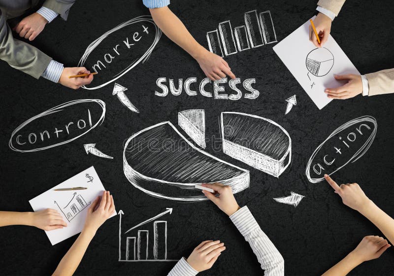 Creative Work of Business Team Stock Photo - Image of success, think ...