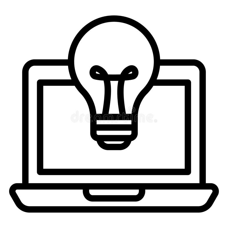 Creative Work, Creativity Vector Icon Which Can Easily Modify Stock ...