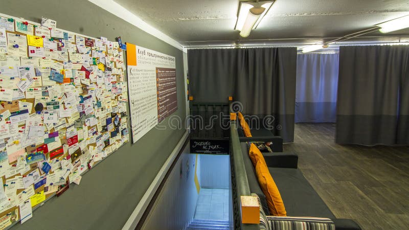 Creative Work Space in Warm Light Timelapse Hyperlapse, Meeting Room at ...