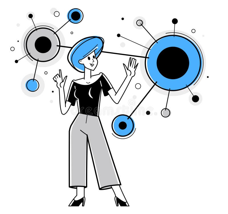 Creative Worker Doing Some Job and Creating Some System, Inspired ...