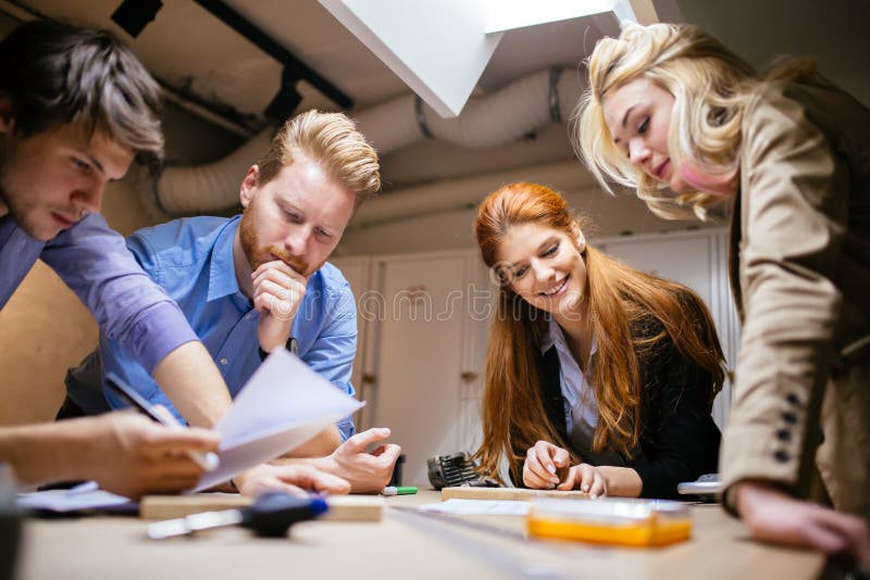 Creative Workers Designing and Planing Stock Photo - Image of ...