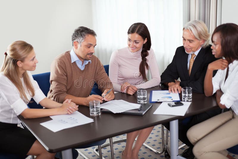 Workgroup stock photo. Image of colleagues, meeting, chatting - 3339376
