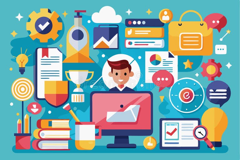 Creative Workspace Filled with Tools and Applications Designed for ...