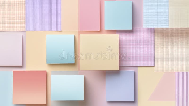Creative Workspace Ideas Home Office Visual Inspiration Pastel Sticky ...