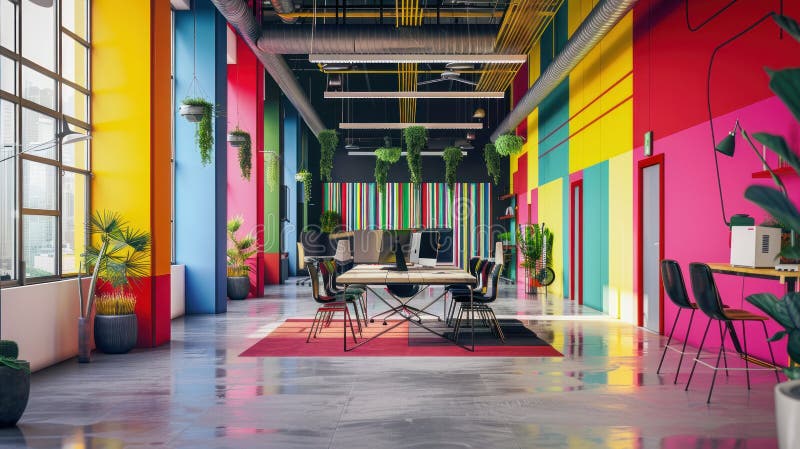 Creative High Tech Workspace Stock Illustrations – 3,362 Creative High ...