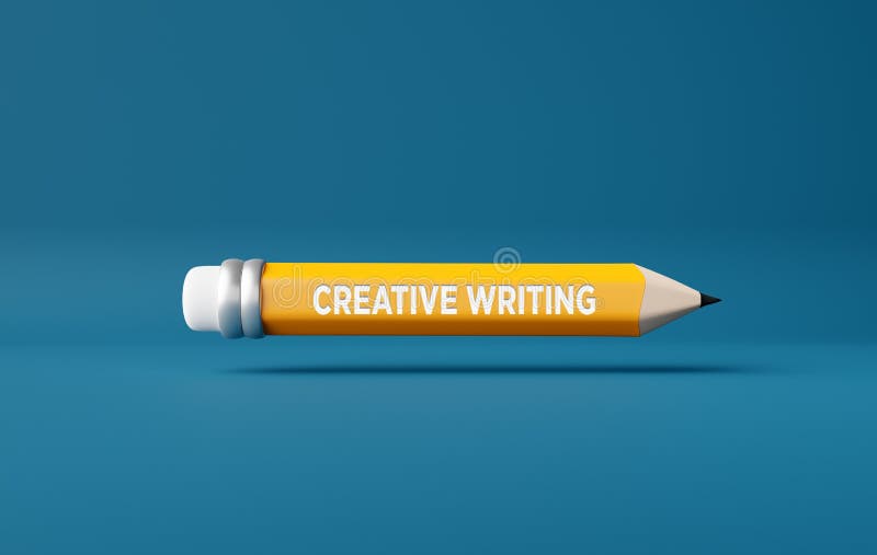 Creative Writing Concept. the Word Creative Writing on a Levitating ...