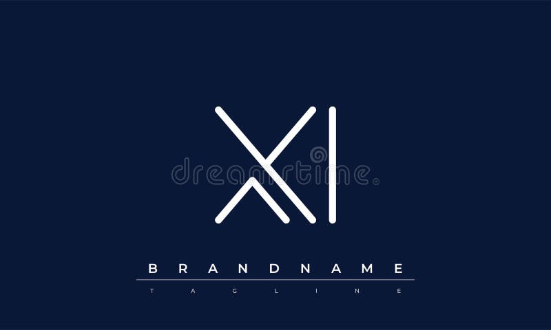 Creative XI Letter Initial Logo Vector Image Stock Vector ...