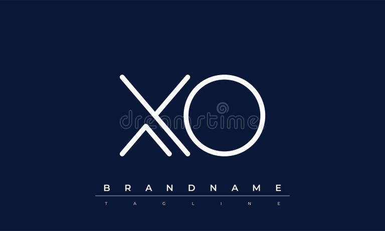Creative XO Letter Initial Logo Vector Image Stock Vector ...