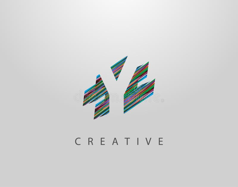 Creative Y Letter Logo. Modern Abstract Geometric Initial Y Design ...