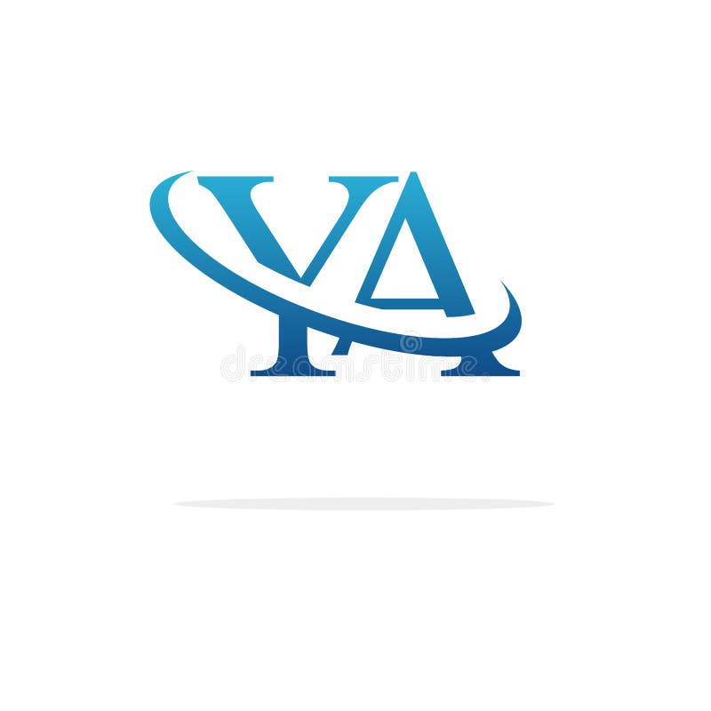 Creative YA Logo Icon Design Stock Vector - Illustration of isolated ...