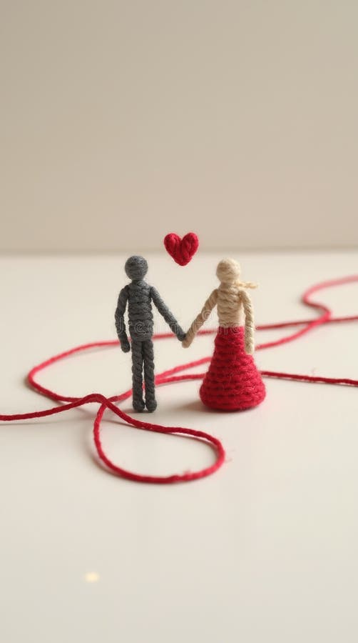 Creative Yarn Figurines Depicting Love and Connection in Artistic ...