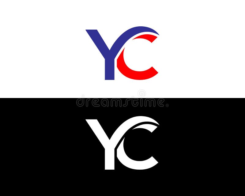 Creative YC Letter Initial Logo Design Stock Vector - Illustration of ...
