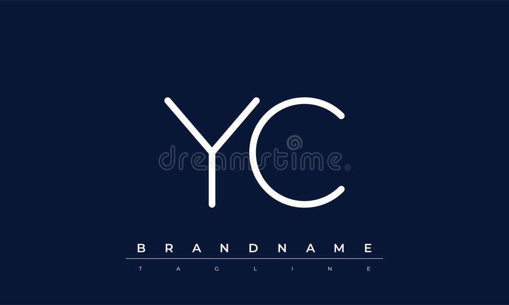 Creative YC Letter Initial Logo Vector Image Stock Vector ...