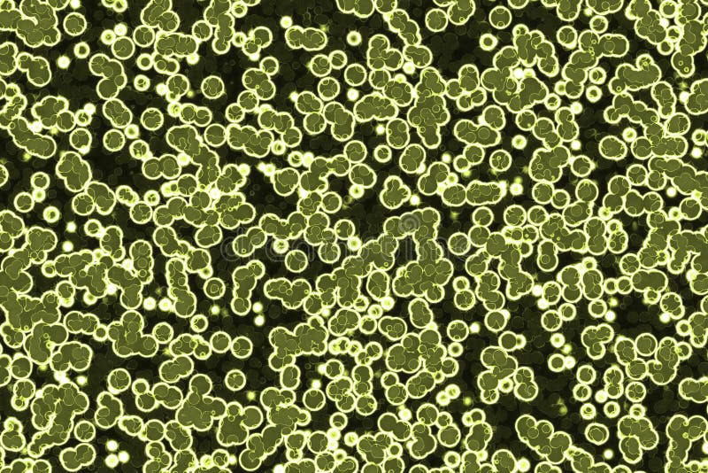 Creative Yellow Bio Chaos Cg Texture Background Illustration Stock ...