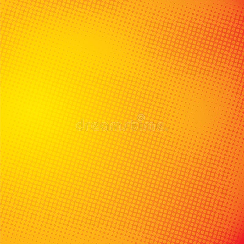 Creative Yellow Color Halftone Pattern Design Stock Vector ...