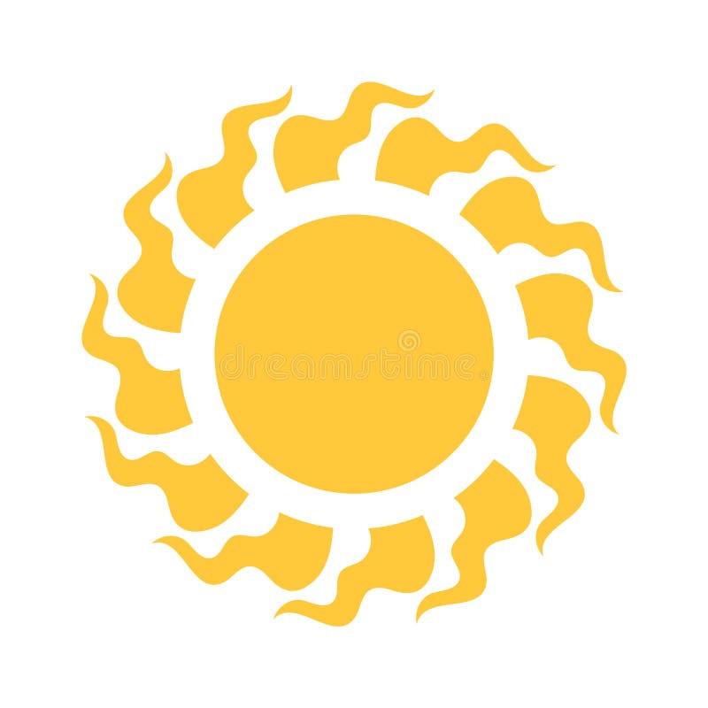 Creative Yellow Sun Design Element Stock Vector - Illustration of design, element: 373169163