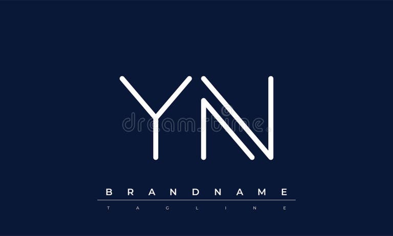 Creative YN Letter Initial Logo Vector Image Stock Vector ...