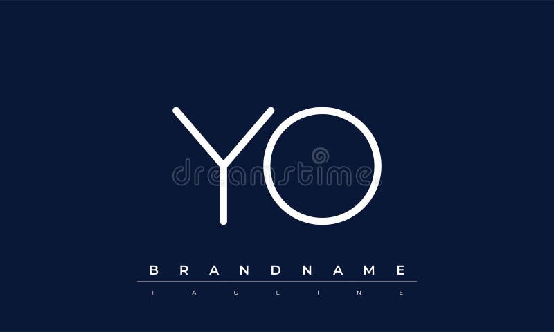 Creative YO Letter Initial Logo Vector Image Stock Vector ...
