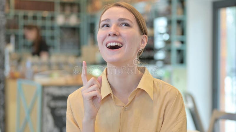 Creative Young Woman Got an Ideas Stock Image - Image of woman ...