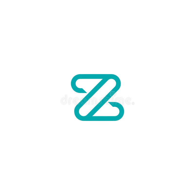 Creative Z Logo Z Icon Catting Simple Z Logo 向量例证 - 插画 包括有 现代, 符号 ...