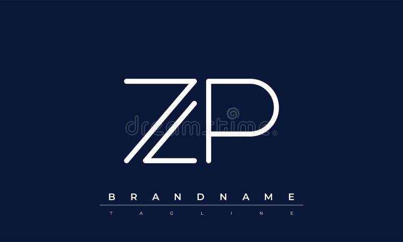 Creative ZP Letter Initial Logo Vector Image Stock Vector ...