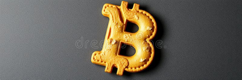 Unique Bitcoin-shaped Cookie Created for a Cryptocurrency-themed Event ...