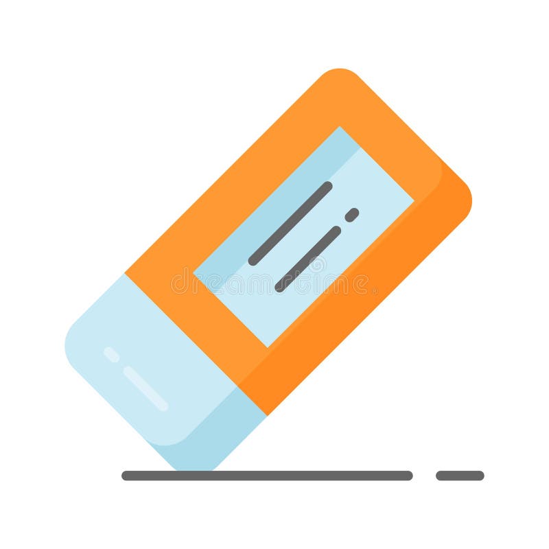 Creatively Designed Modern Icon of Eraser, Vector in Trendy Editable ...