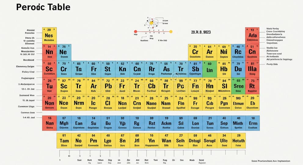 Standard Periodic Elements Stock Illustrations – 75 Standard Periodic ...