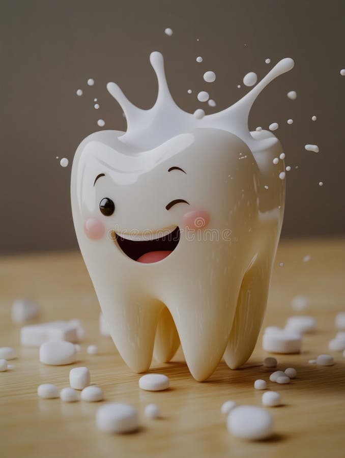 A Creatively Designed Smiling Tooth in the Form of a Toy Character ...
