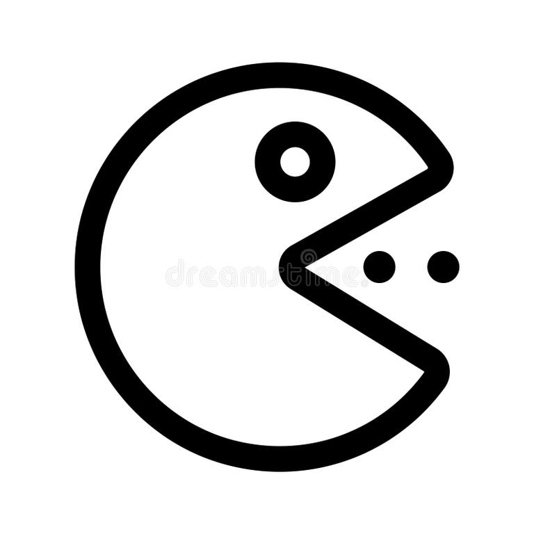 Creatively Designed Unique Icon of Pacman, Easy To Use Stock Vector ...