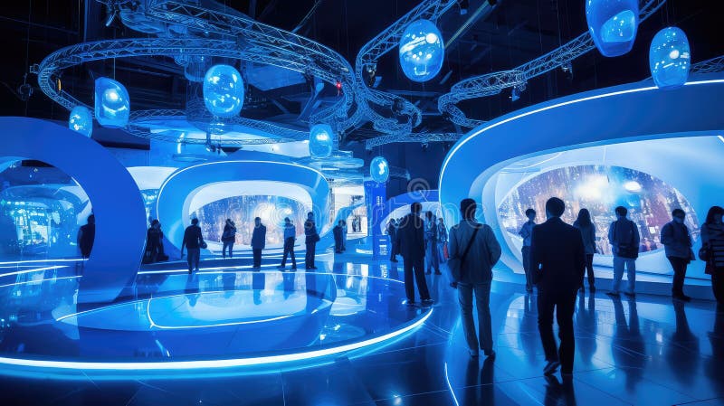 Creativity Blue Innovation Background Stock Illustration - Illustration ...