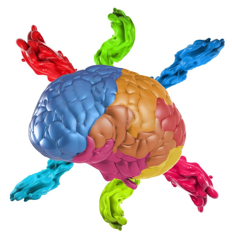Creativity brain stock illustration. Illustration of motivate - 79410268