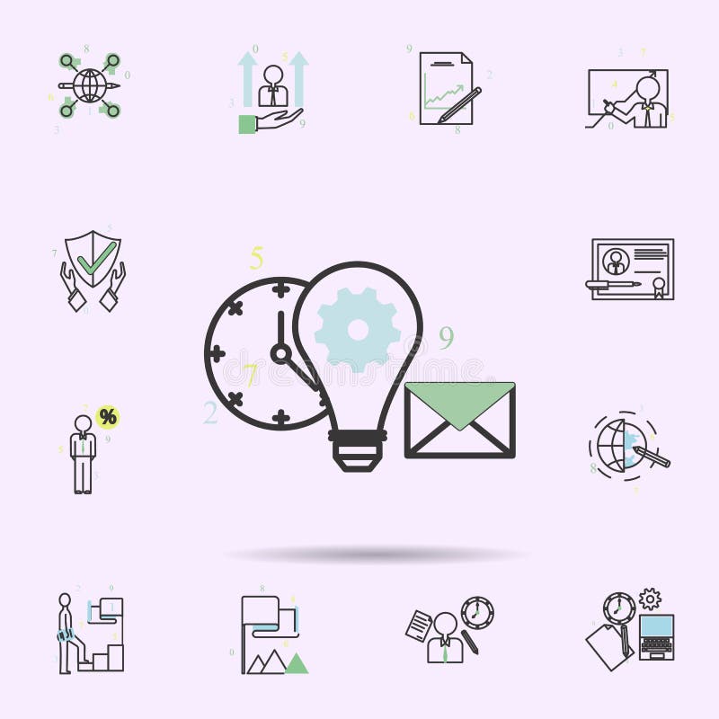 Creativity Colored Icon. Business Icons Universal Set for Web and ...