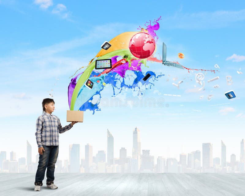 Creativity concept stock illustration. Illustration of cartoon - 42094315