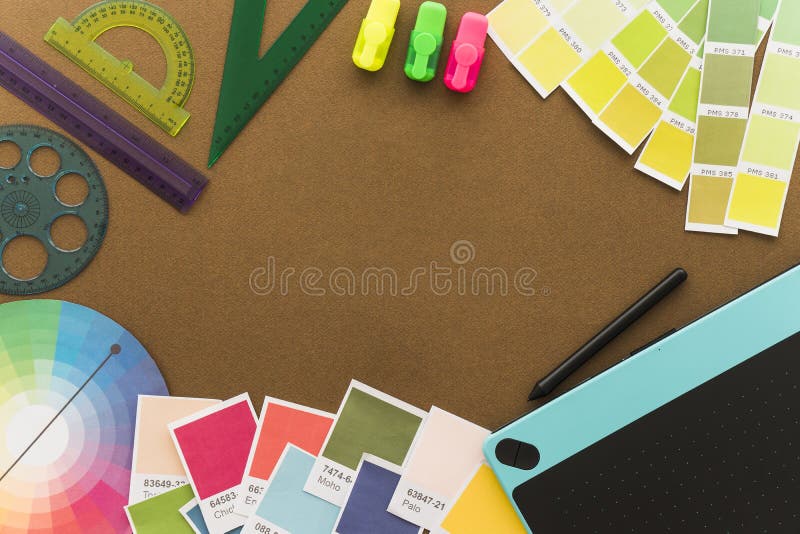 Creativity Concept with Graphic Design Objects. High Quality Photo ...