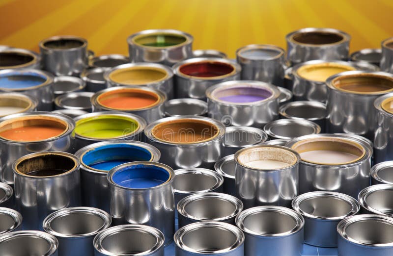 Creativity Concept Set of Color Stock Image - Image of pantone, bottle ...