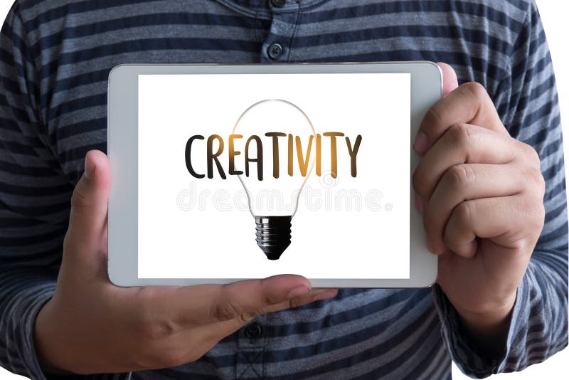 CREATIVITY Creative and Design Thinking Innovation Process and I Stock ...