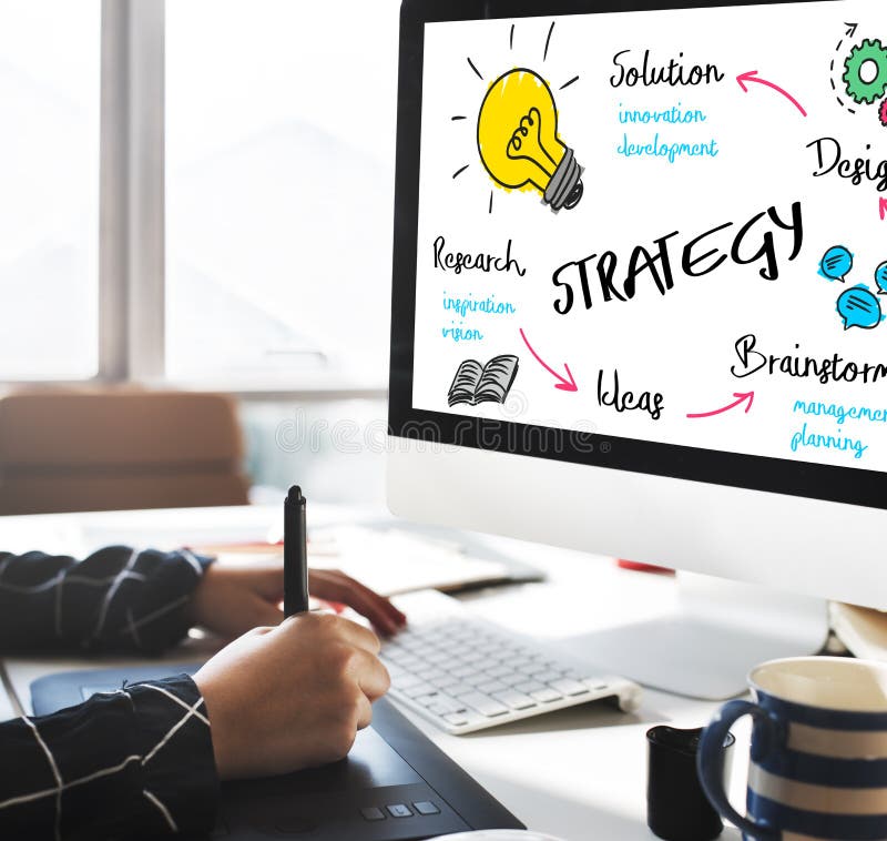 Creativity Design Process Graphics Concept Stock Photo - Image of place ...