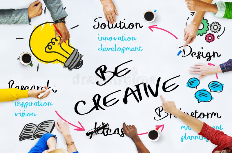 Creativity Design Process Graphics Concept Stock Illustration ...