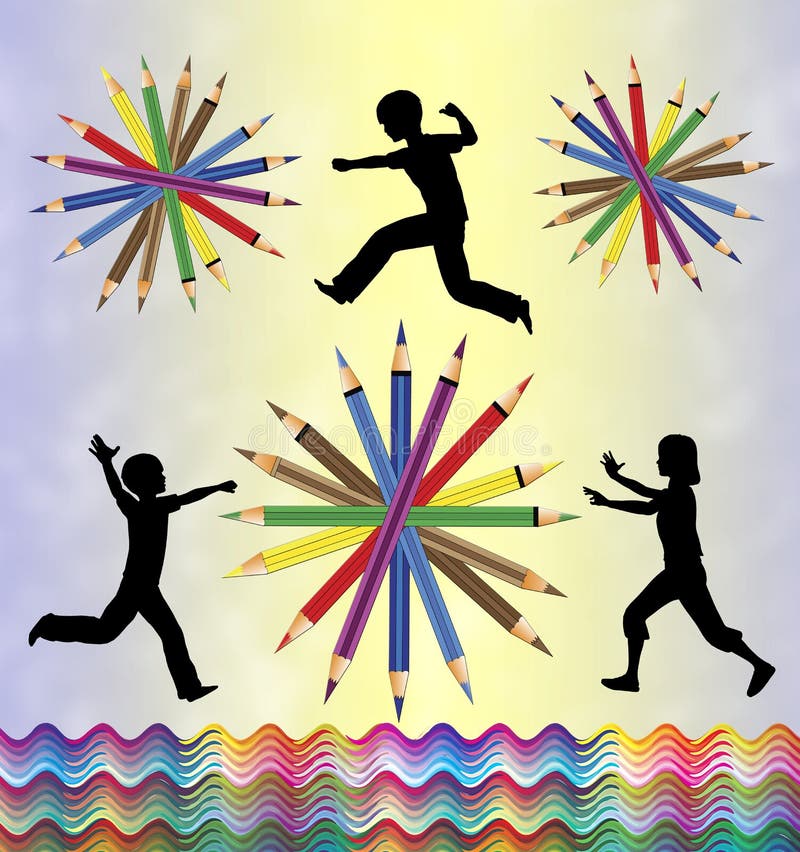 Creativity Development stock illustration. Illustration of girl - 48071203