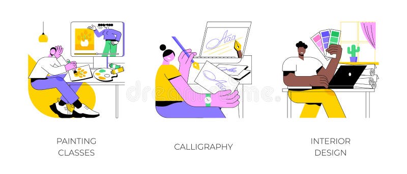 Creativity Development Isolated Cartoon Vector Illustrations. Stock ...