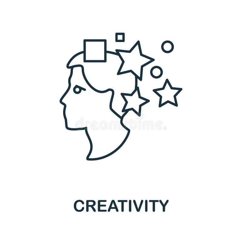 Creativity Icon. Simple Illustration from Startup Collection Stock ...